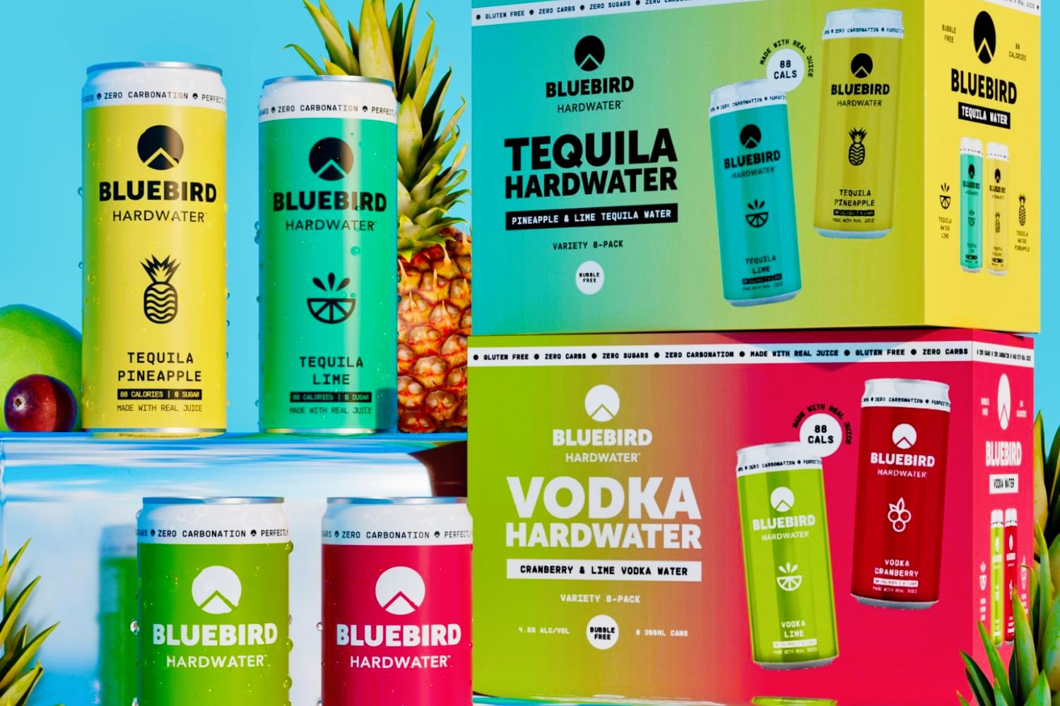 Bluebird Hardwater New Canned Cocktail Flavor Lineup
