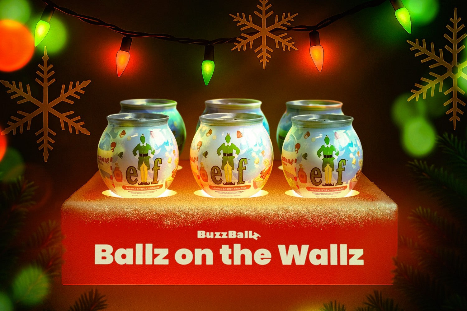 Ballz On The Wallz: BuzzBallz Decks The Halls With New Holiday Décor