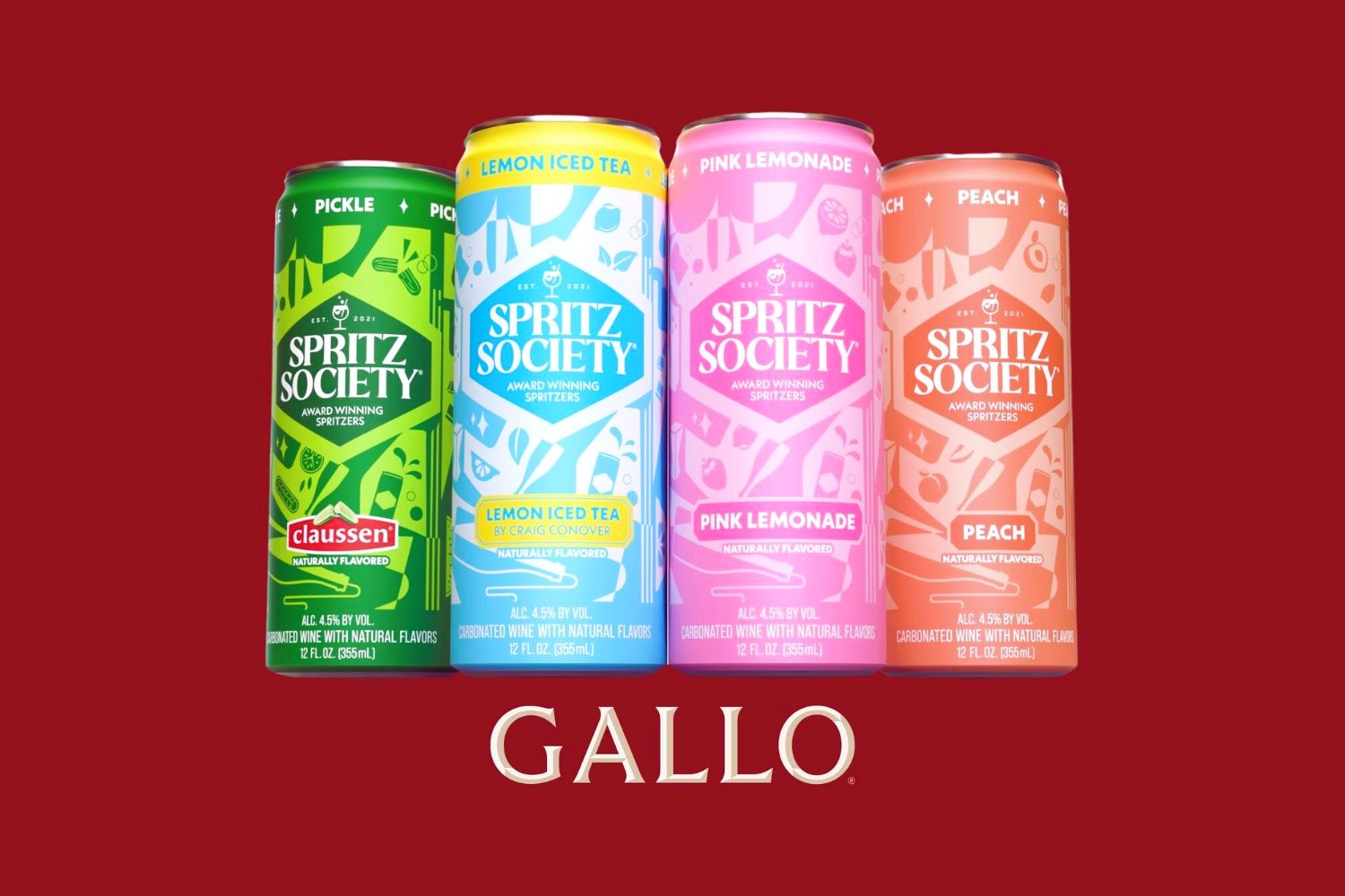 Gallo Now Exclusive Distributor Of Spritz Society RTD Canned Cocktails ...